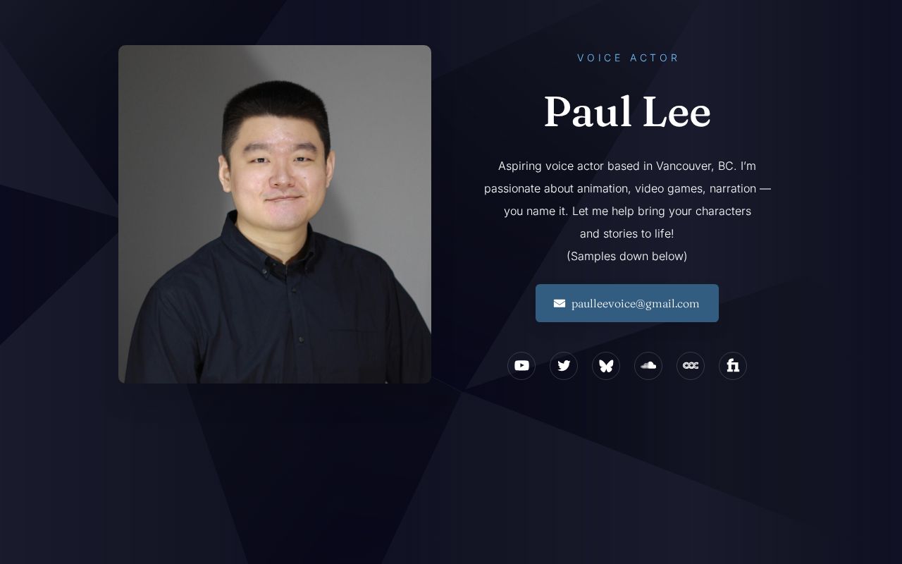 Paul Lee - Voice Actor